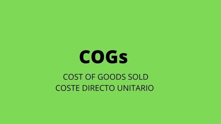 COGS: ¿qué significan y cómo calcularlos? - Conectando Startups